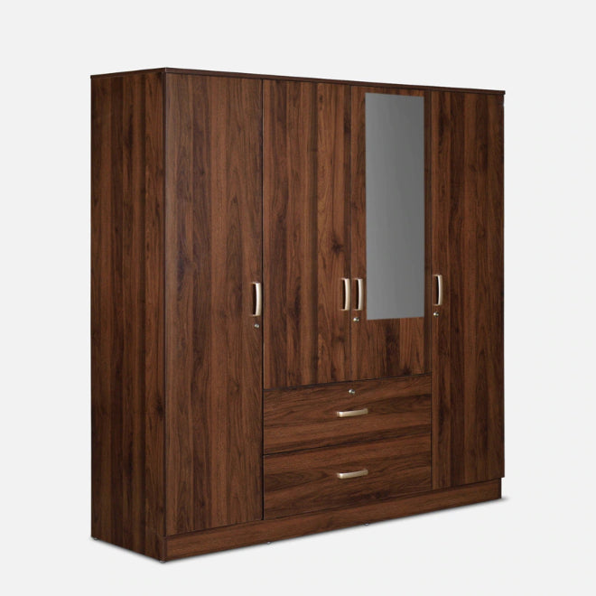 Isla 4 Door Wardrobe with Mirror